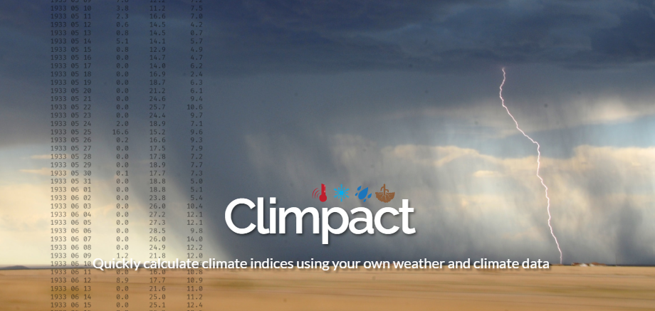 Get started | Climpact